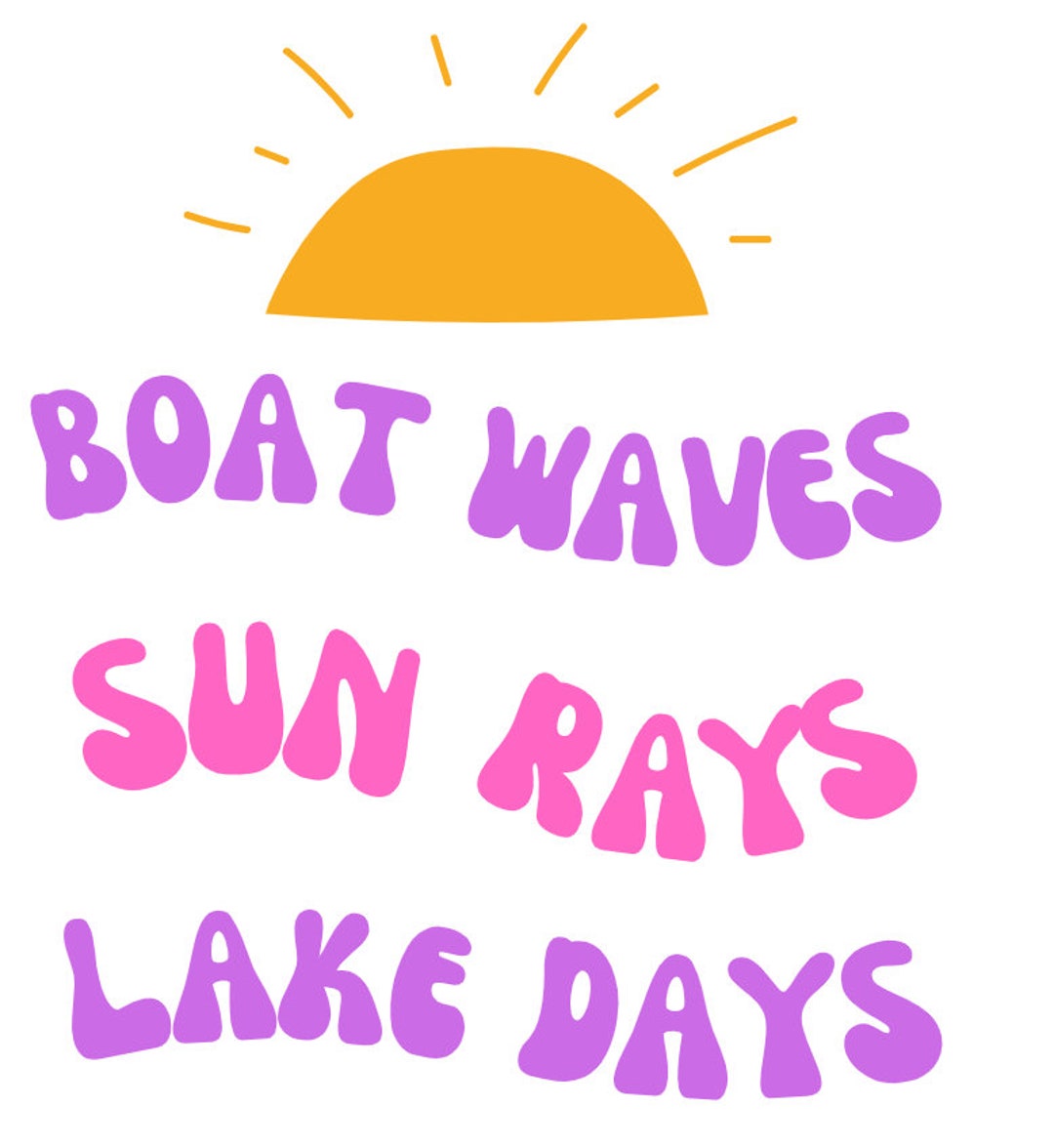 Lake Day SVG - Etsy