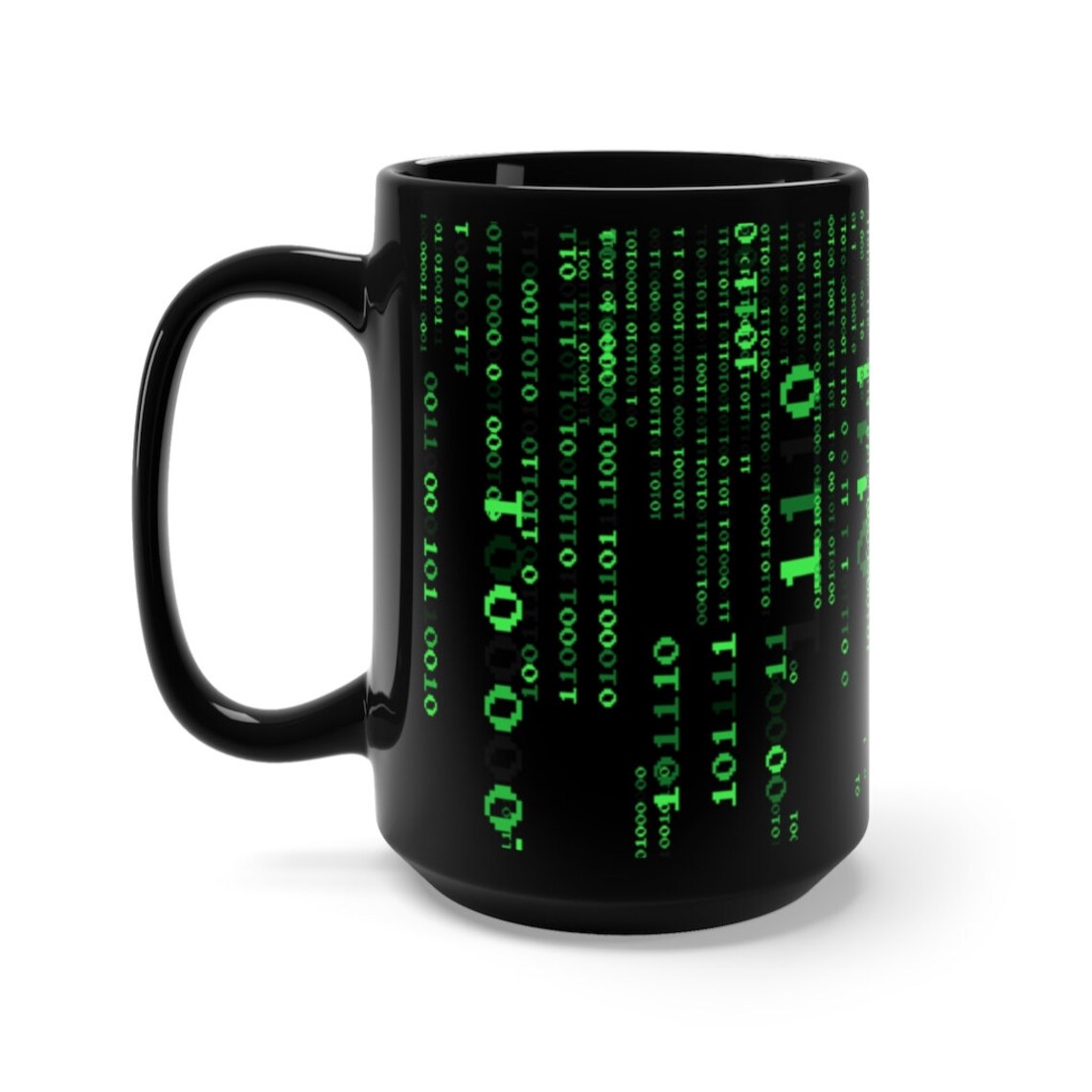 The Matrix CODER MUG, Computer Science Gift Coffee Cup Black Mug 15 or 11 Oz - Etsy