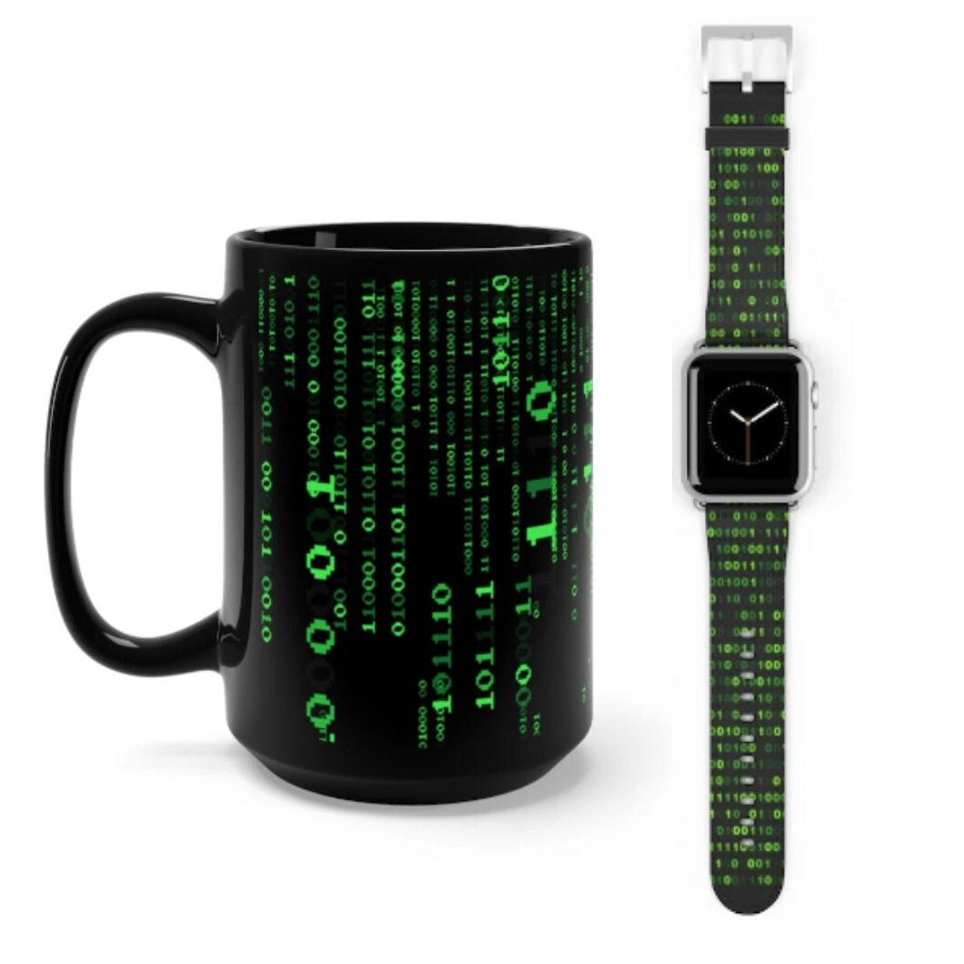 The Matrix CODER MUG, Computer Science Gift Coffee Cup Black Mug 15 or 11 Oz - Etsy