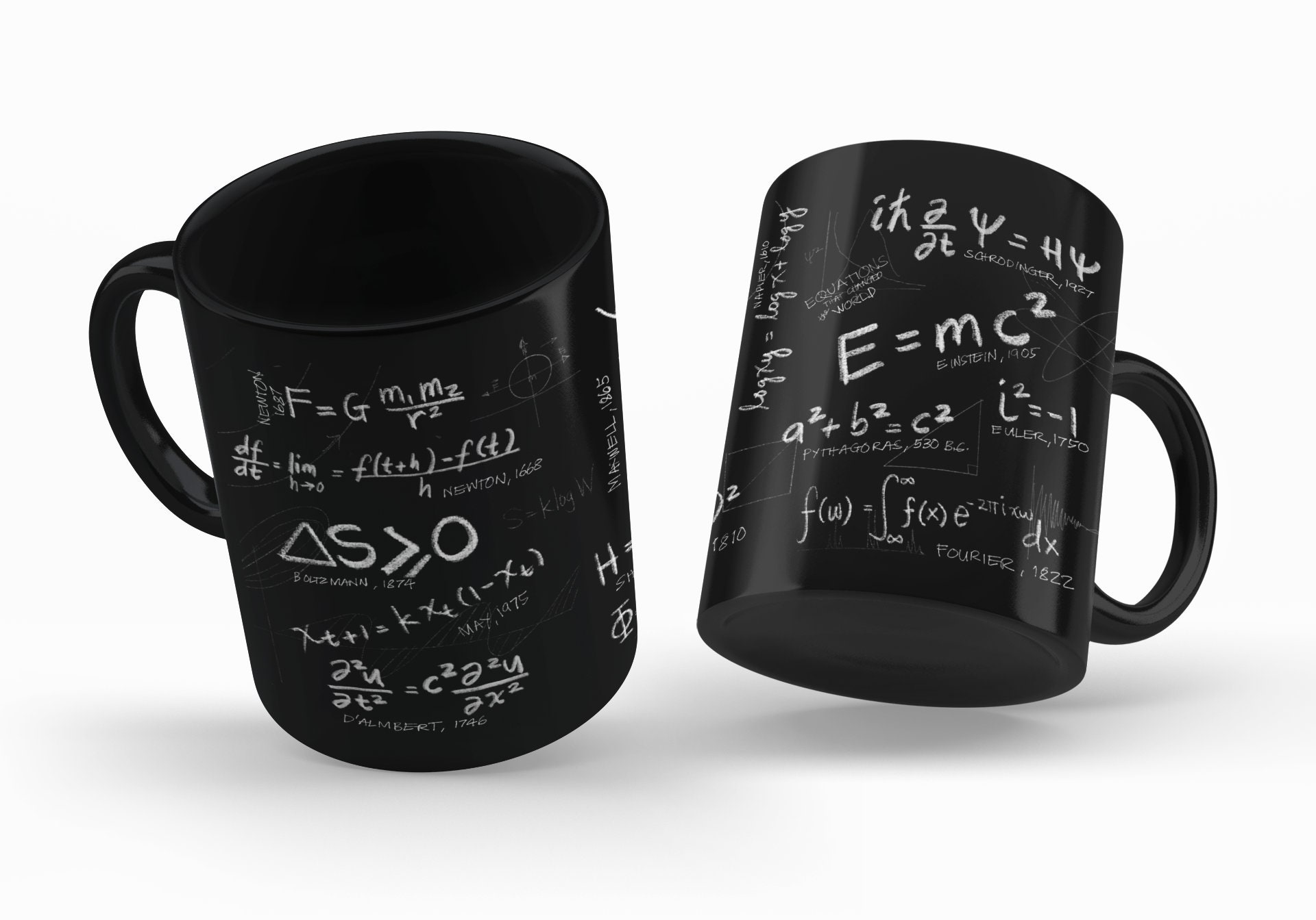 Math Science Coffee Mug MATH EQUATIONS That Changed Theworld - Etsy