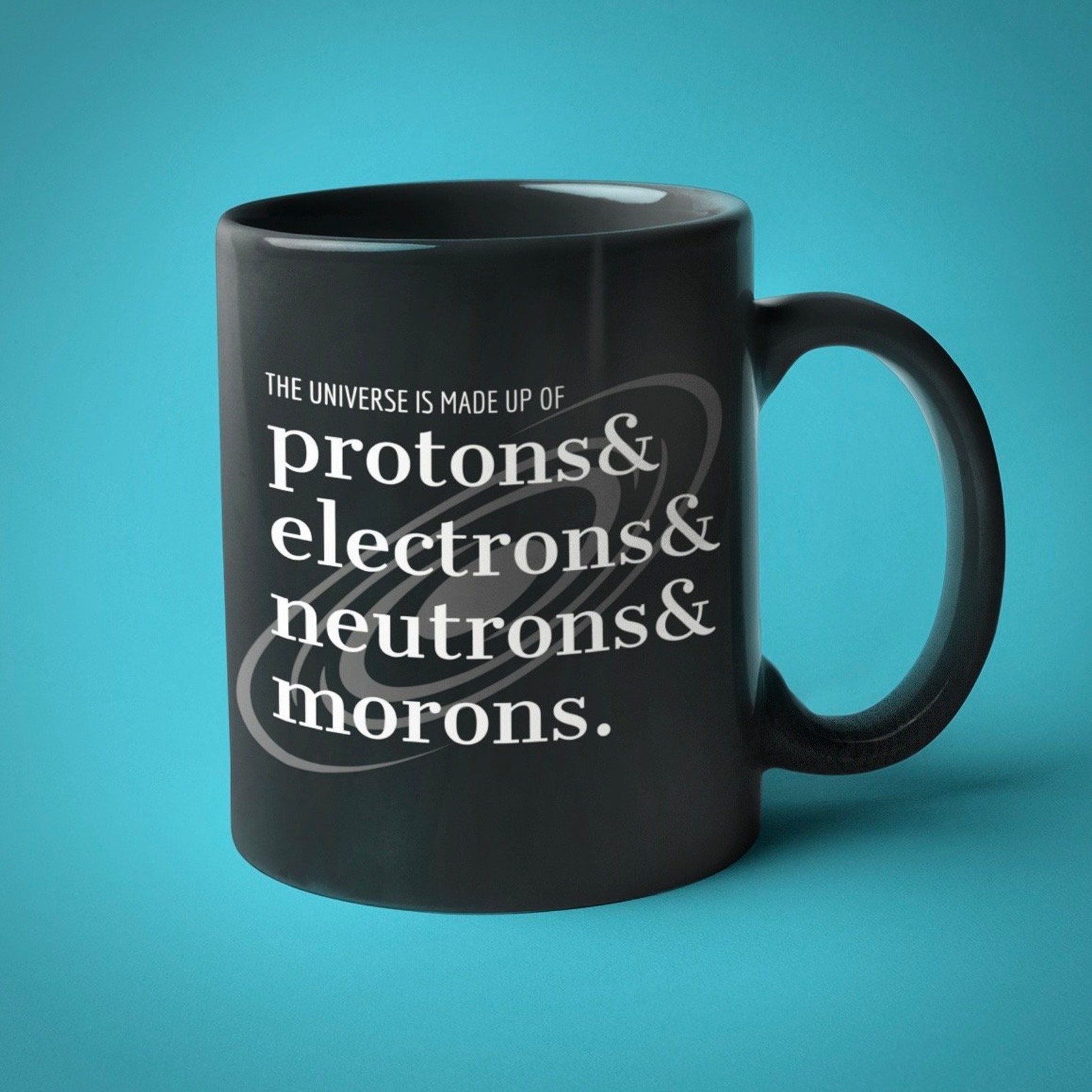 FUNNY SCIENCE MUG Protons & Morons Custom Science Cup - Etsy