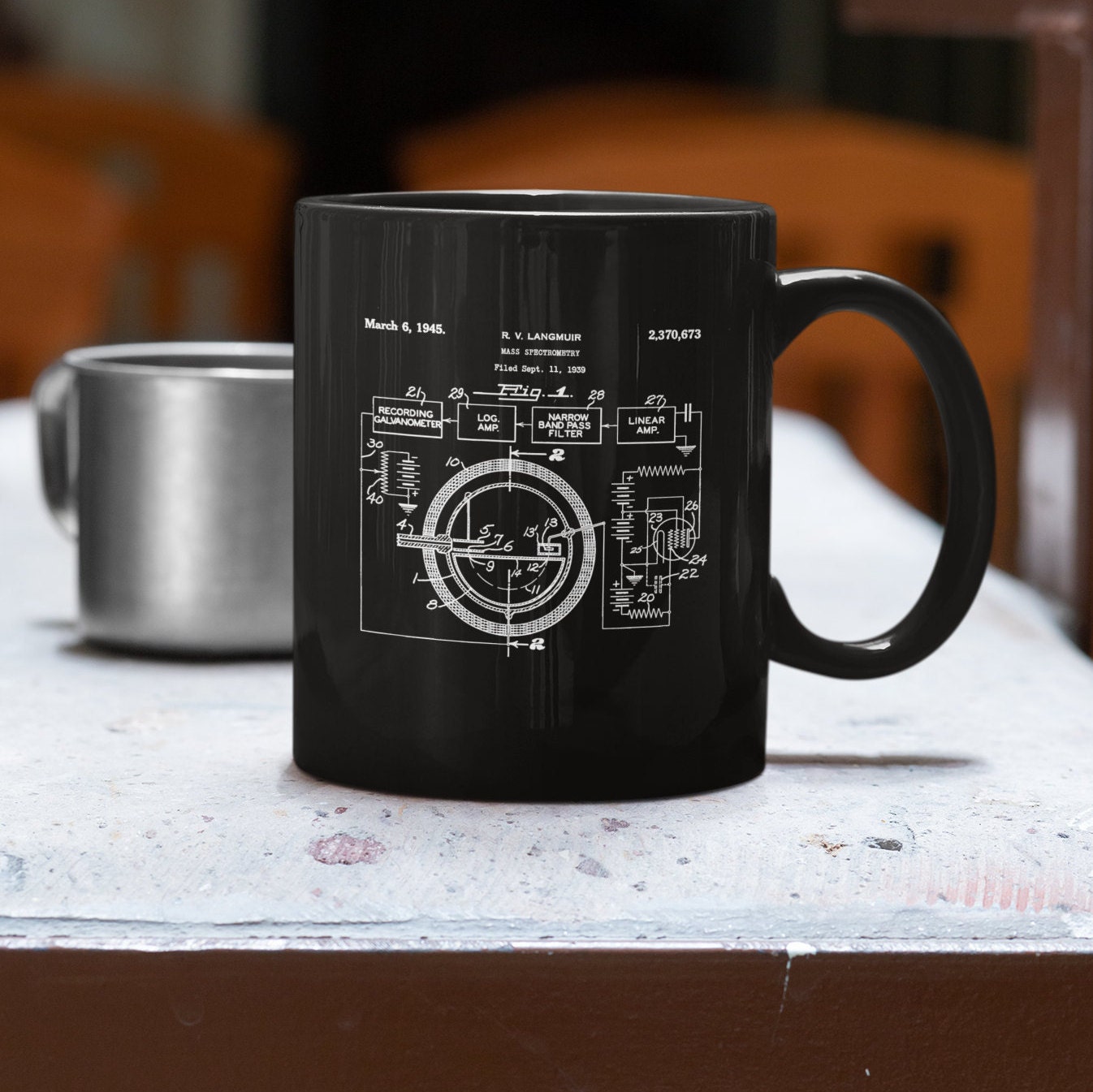 MASS SPECTROMETRY Science Coffee Mug Patent Design | Chemistry Cup - Etsy