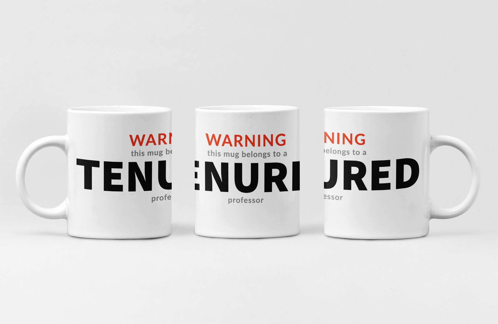 TENURED MUG | Funny Tenure Gift for Professors - Etsy