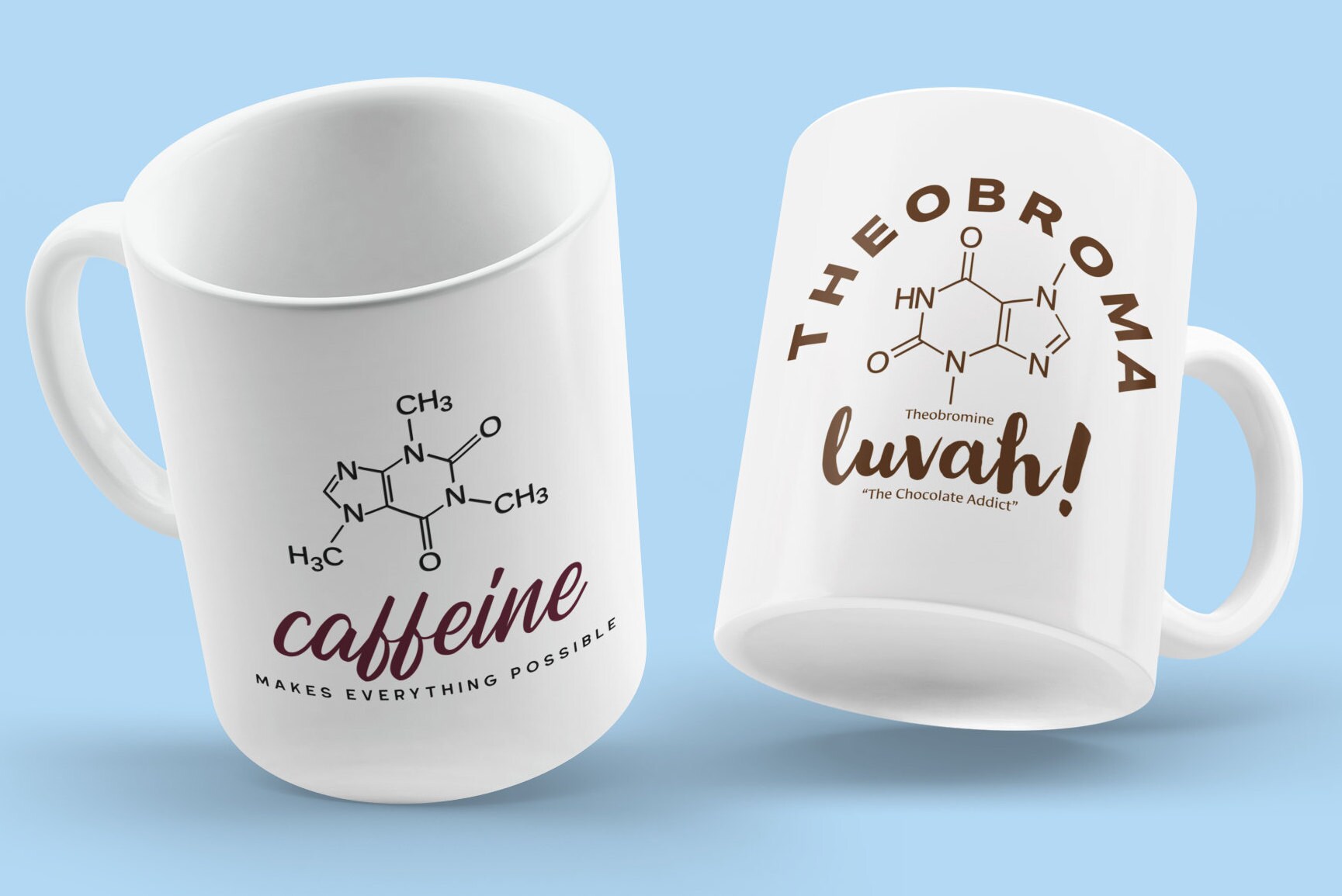 CAFFEINE Molecule CHEMISTRY MUG Funny Science Cup for Coffee Lovers - Etsy