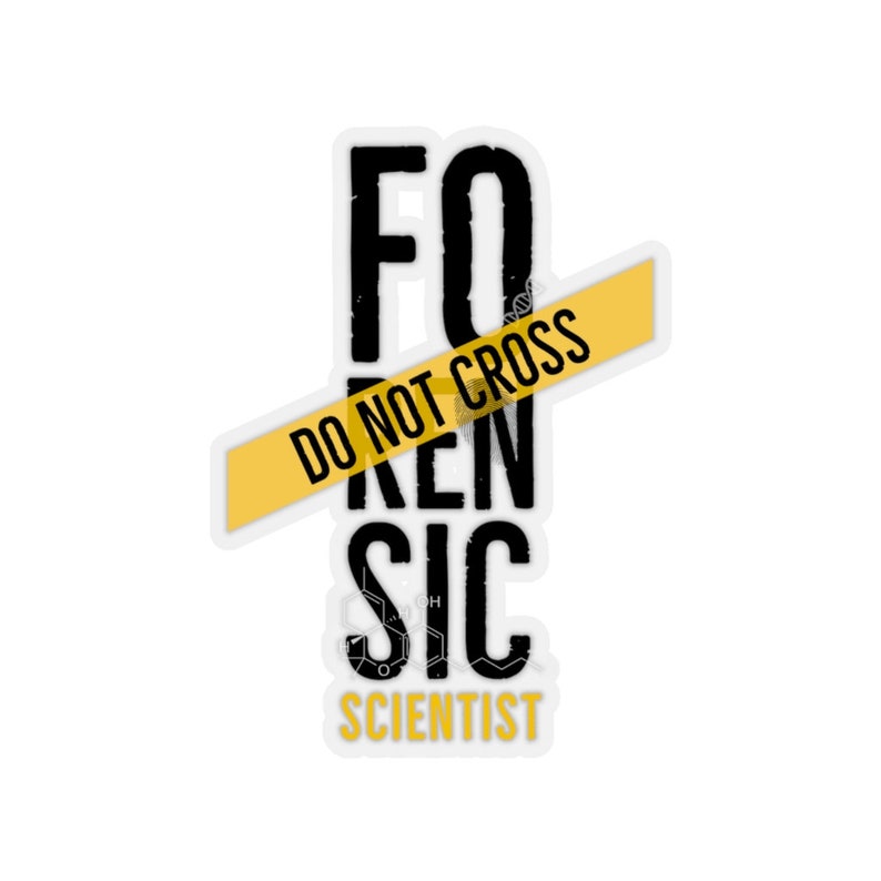 Forensic Science Stickers | Nerdy Kiss-cut Stickers Available in ...