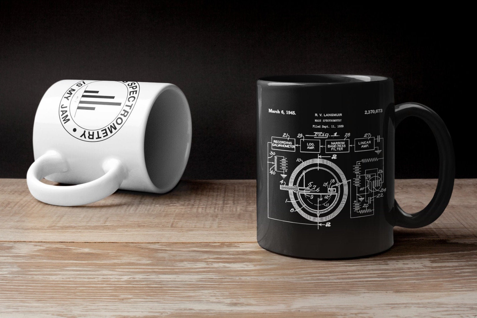 MASS SPECTROMETRY Science Coffee Mug Patent Design | Chemistry Cup - Etsy