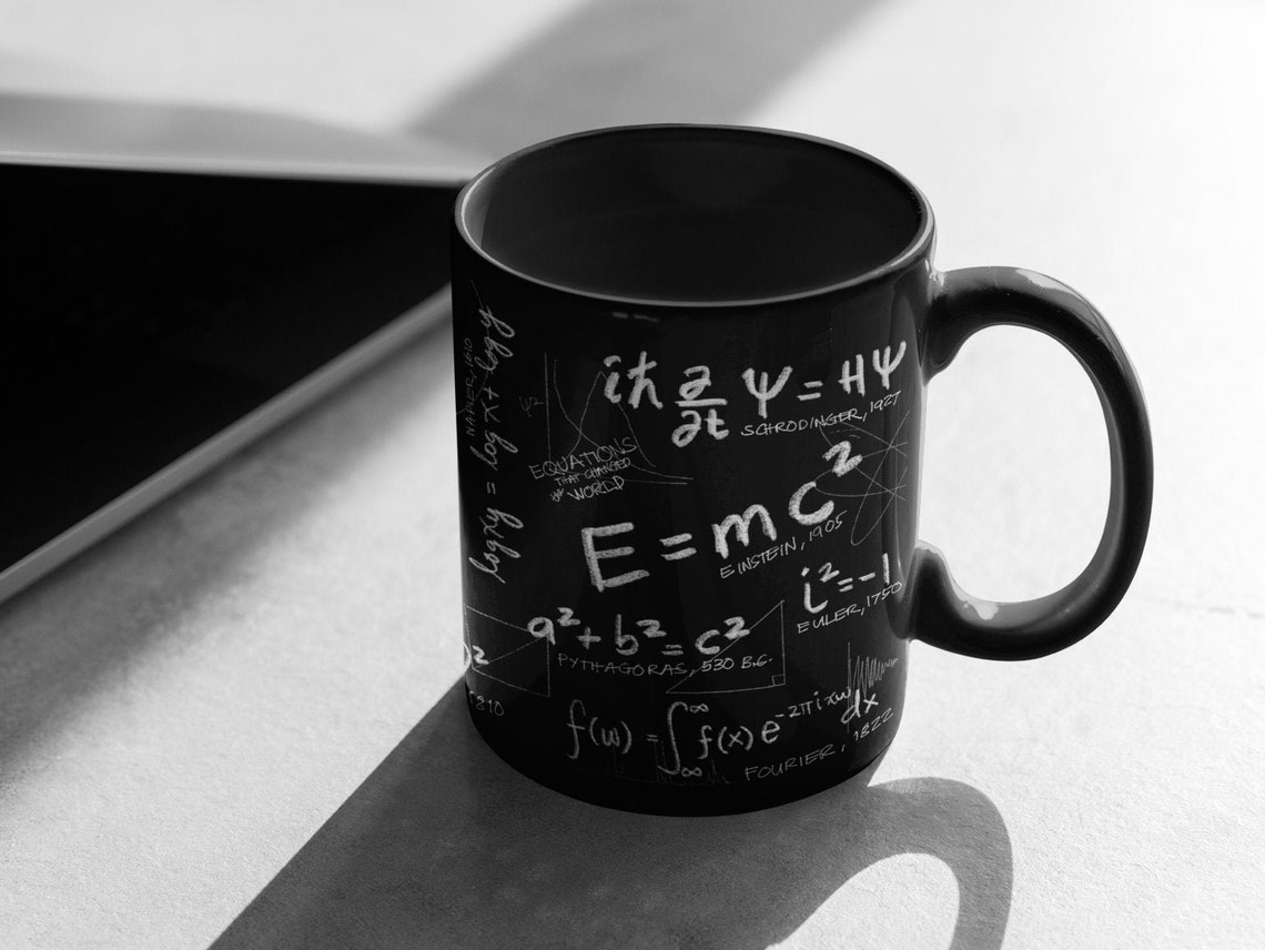 Math Science Coffee Mug MATH EQUATIONS That Changed Theworld - Etsy