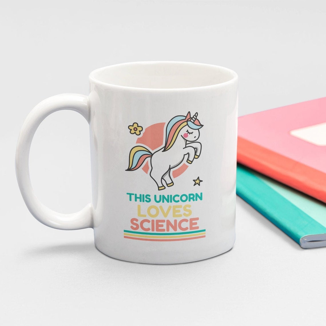 Unicorn Science Coffee Mug Cute Geeky Mug for Your Favorite | Etsy
