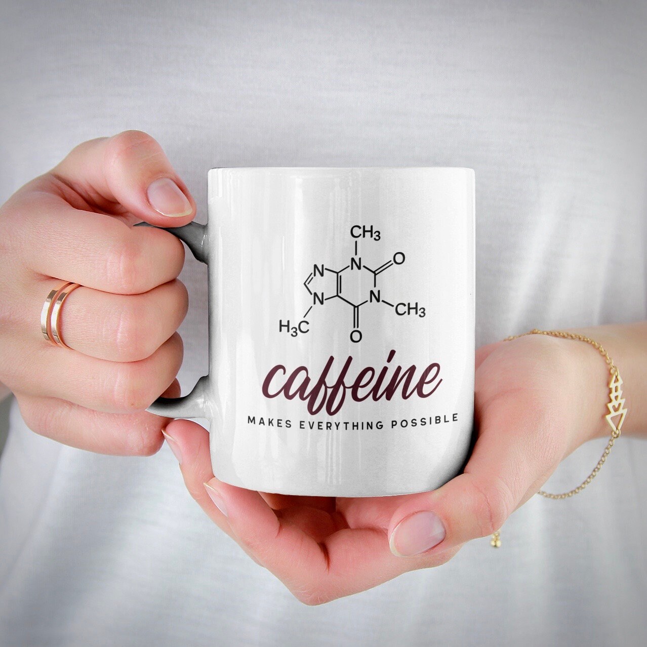 CAFFEINE Molecule CHEMISTRY MUG Funny Science Cup for Coffee Lovers - Etsy