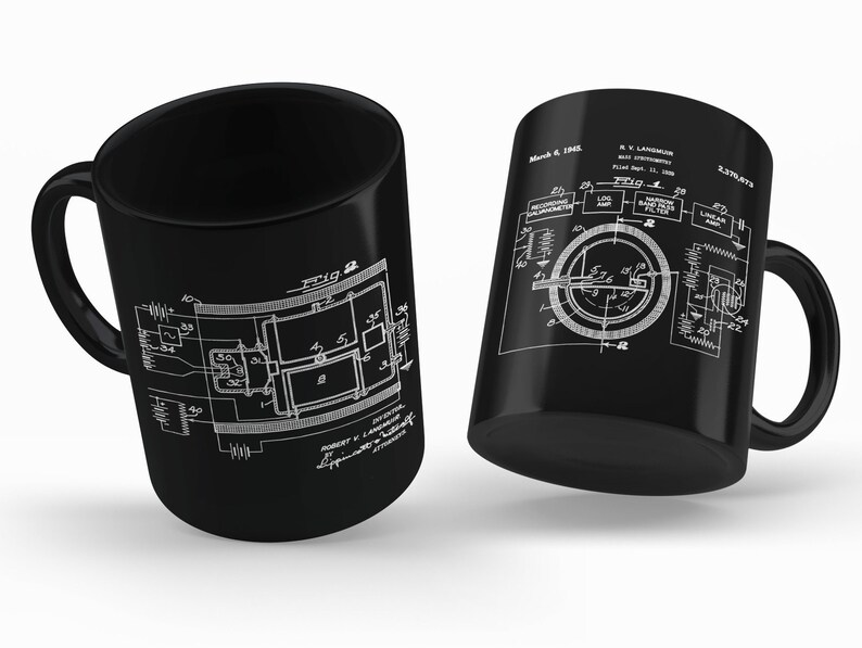 MASS SPECTROMETRY Science Coffee Mug Patent Design | Chemistry Cup - Etsy