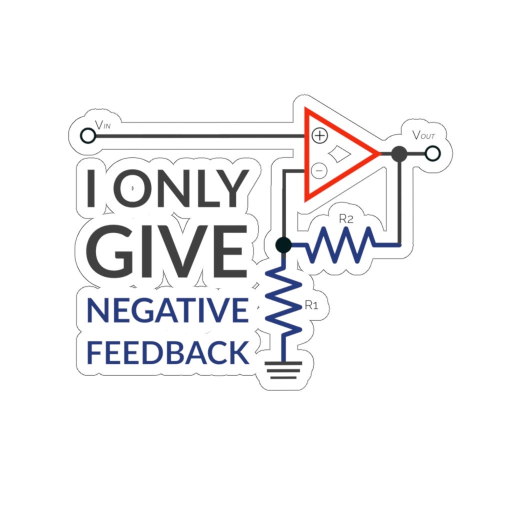 Science Sticker Negative Feedback Geeky Kiss-cut Stickers - Etsy