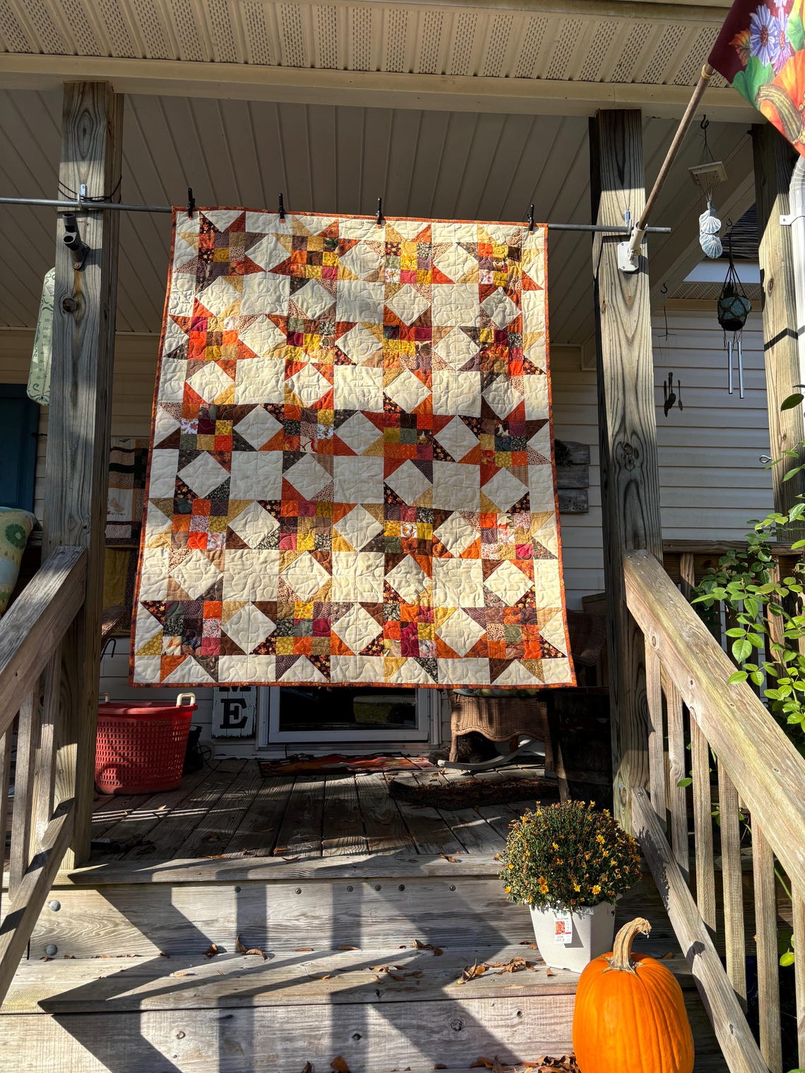 Starry Starry Fall Throw Quilt - Etsy