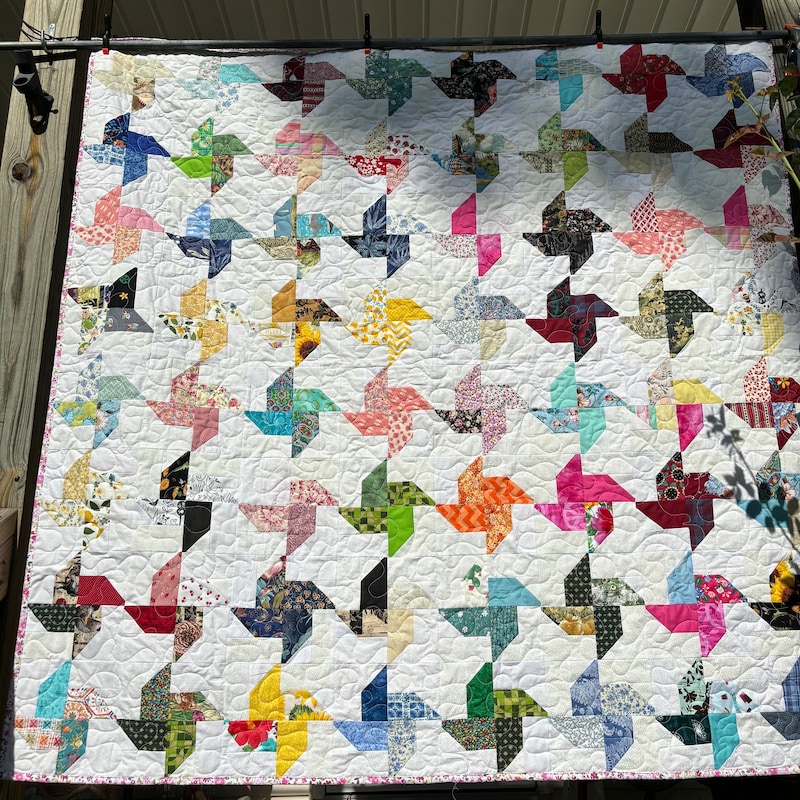 Pinwheel Baby Quilt - Etsy