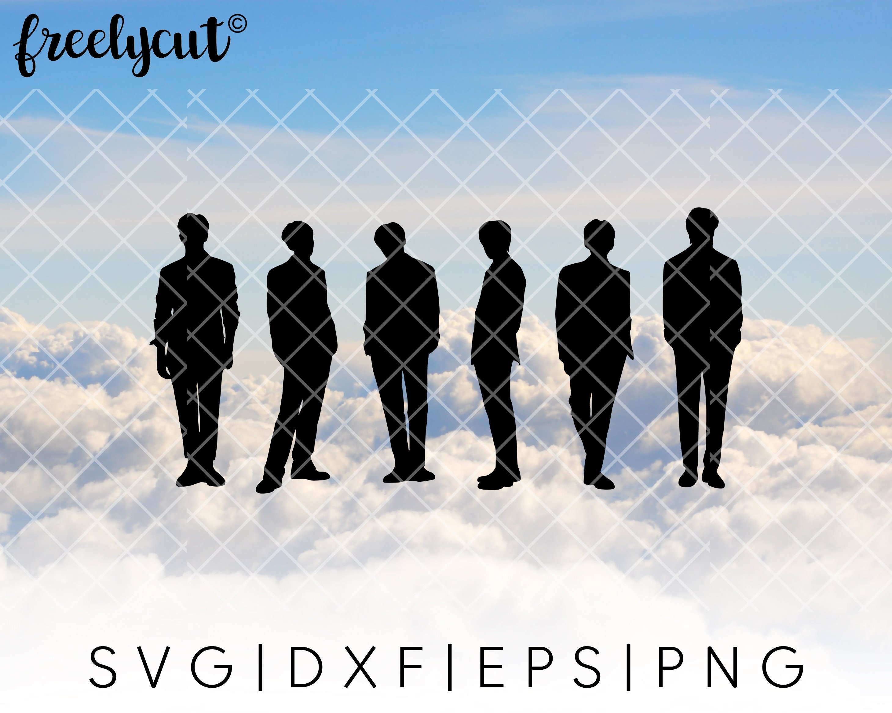 Kpop Monsta X SVG Cut File Template for Cricut Silhouette | Etsy Canada