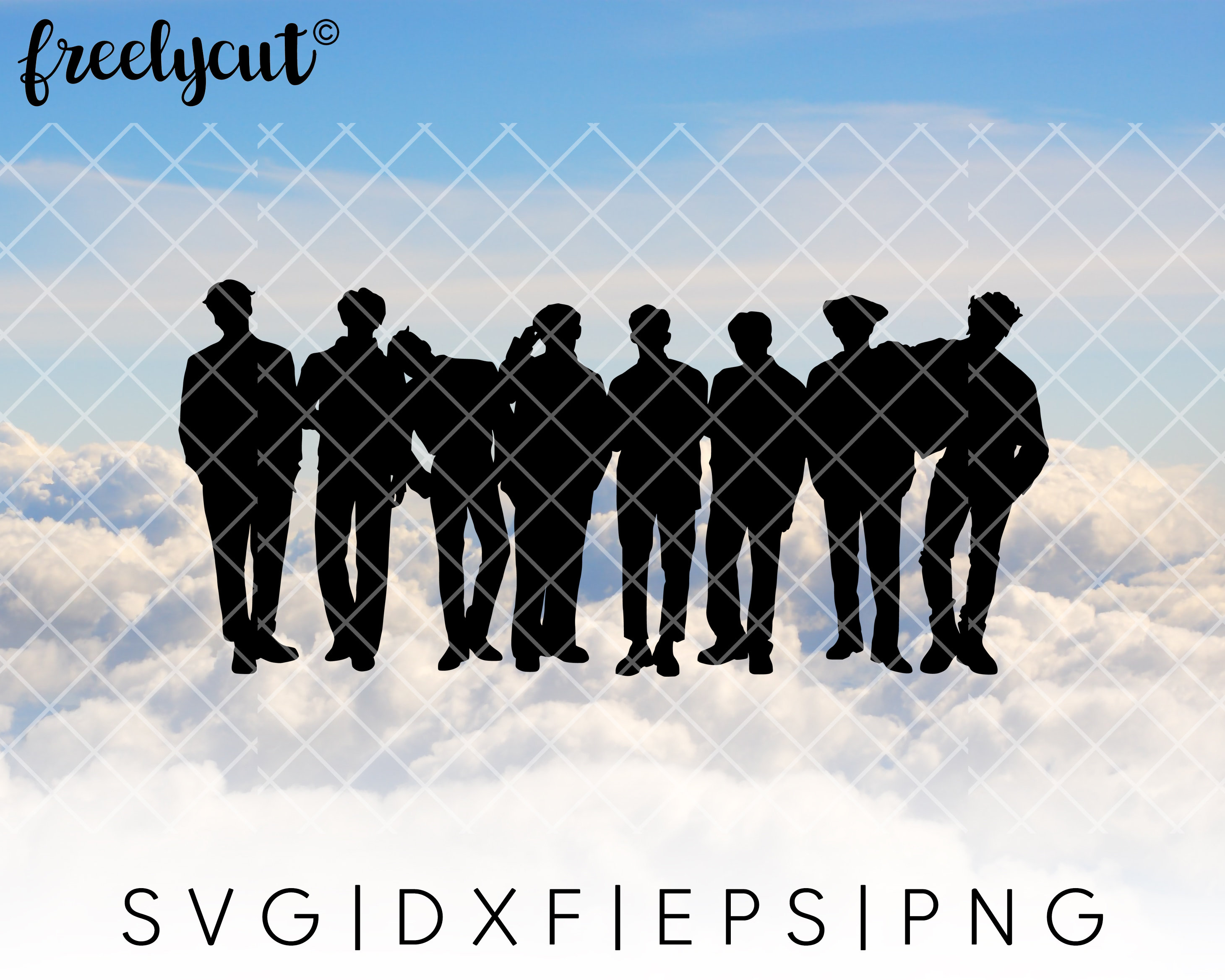 Ateez the Real Layered SVG Cut File Template for Cricut, Silhouette ...