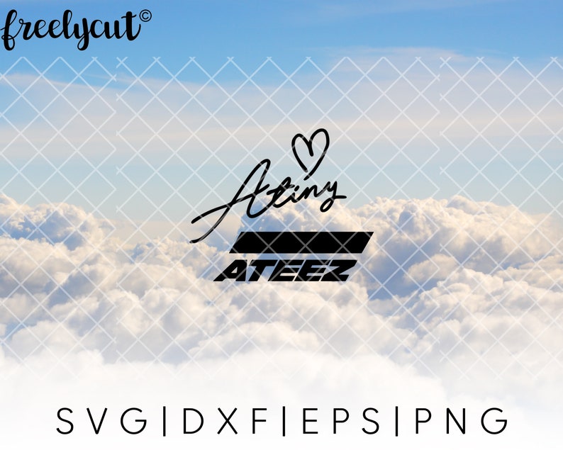 Kpop Ateez Signatures SVG Cut File Template for Cricut - Etsy