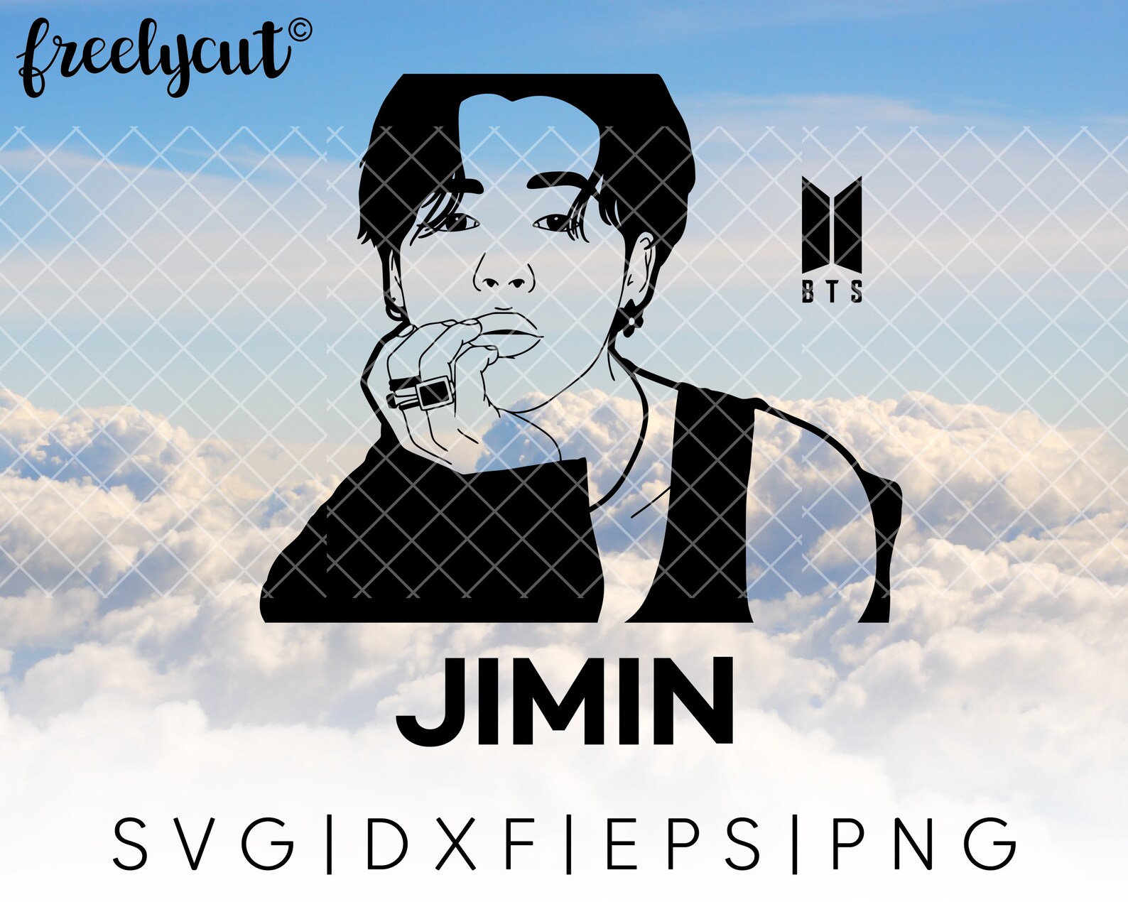 BTS Jimin Portrait SVG Cut File Template for Cricut - Etsy Canada