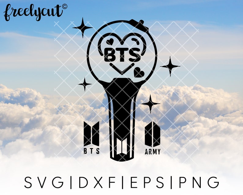 bts army logo clipart Silhouette bts army bomb SVG Cutting Machines BTS ...