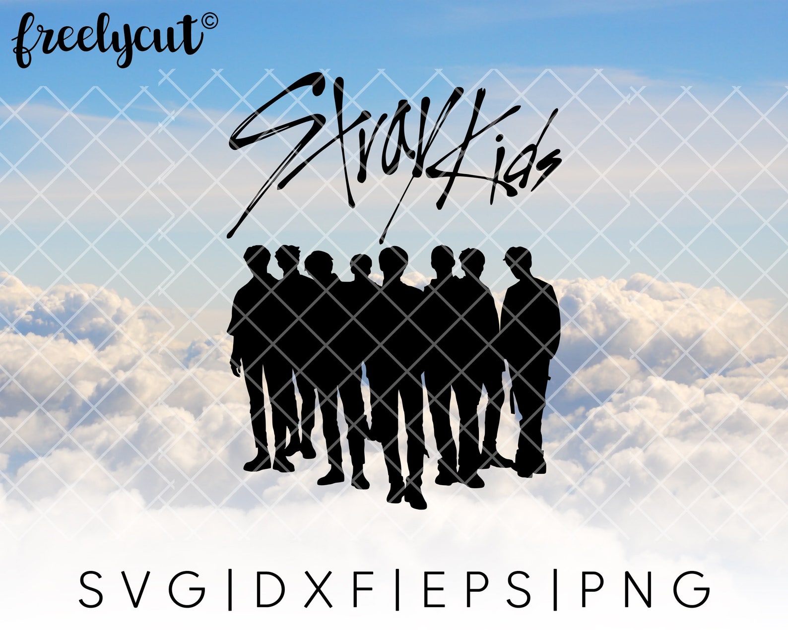 Kpop Stray Kids SVG Cut File Template for Cricut Silhouette | Etsy