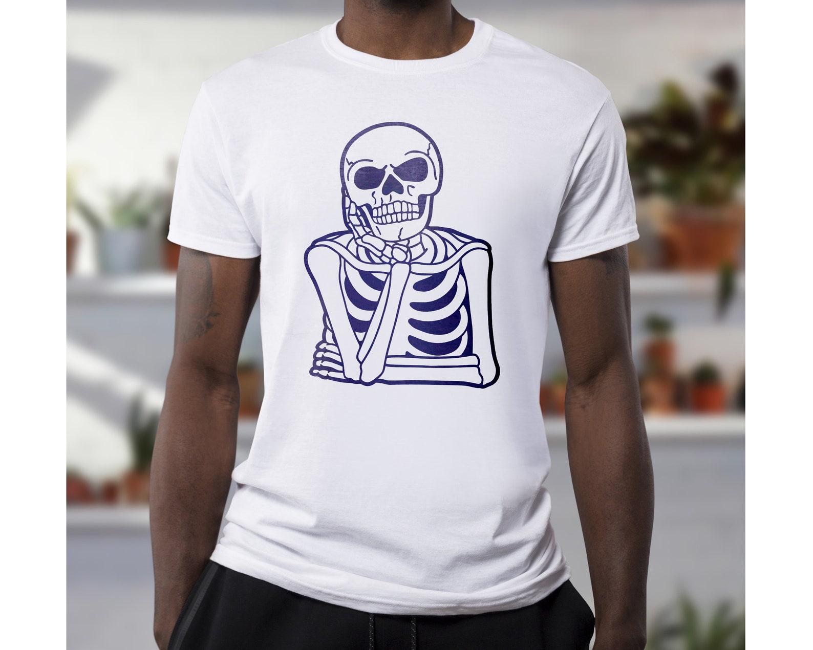 Grinning Skeleton Torso SVG Cut File Template for Cricut, Silhouette ...