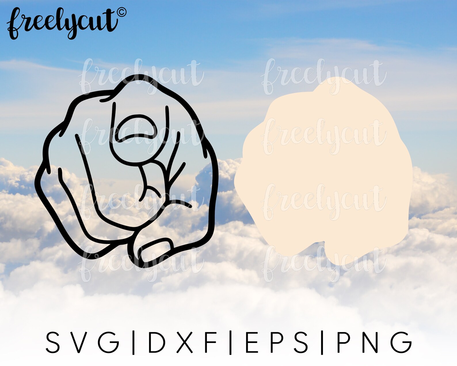 Pointing Finger SVG Cut File Template for Cricut Silhouette | Etsy
