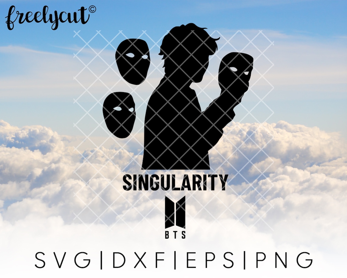 BTS V Singularity SVG Cut File Template for Cricut | Etsy Canada
