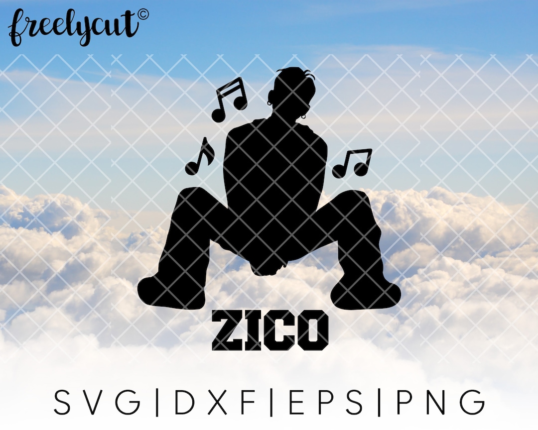 Kpop Zico SVG Cut File Template for Cricut, Silhouette, Cutting ...