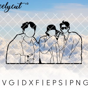 BTS Rap Line SVG Cut File Template for Cricut Silhouette - Etsy Canada