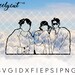 BTS Rap Line SVG Cut File Template for Cricut Silhouette - Etsy Canada