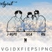 BTS Rap Line SVG Cut File Template for Cricut Silhouette - Etsy Canada