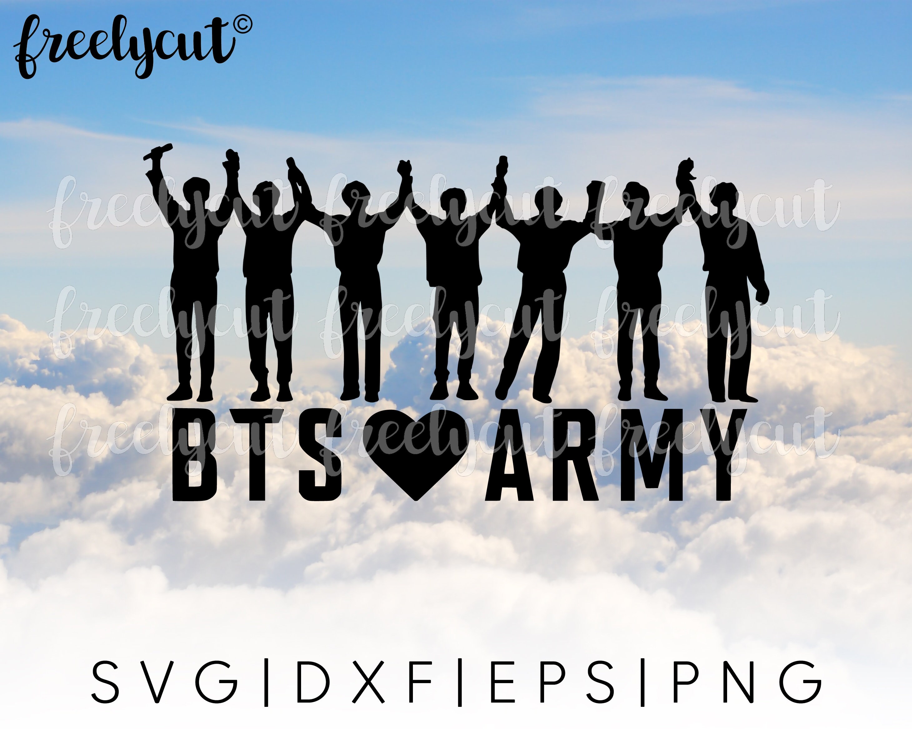 BTS Concert SVG Cut File Template for Cricut Silhouette | Etsy