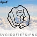 Pointing Finger SVG Cut File Template for Cricut Silhouette - Etsy Canada