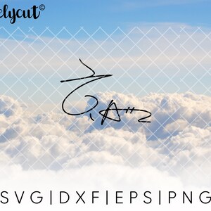 Kpop Ateez Signatures SVG Cut File Template for Cricut, Silhouette ...