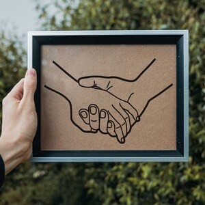 Two Hands Together SVG Cut File Template for Cricut, Silhouette ...