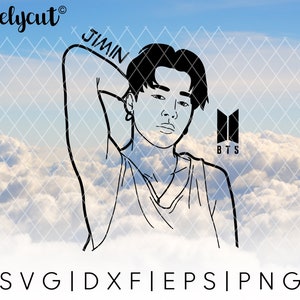 BTS Jimin Butter Concept SVG Cut File Template for Cricut - Etsy Canada