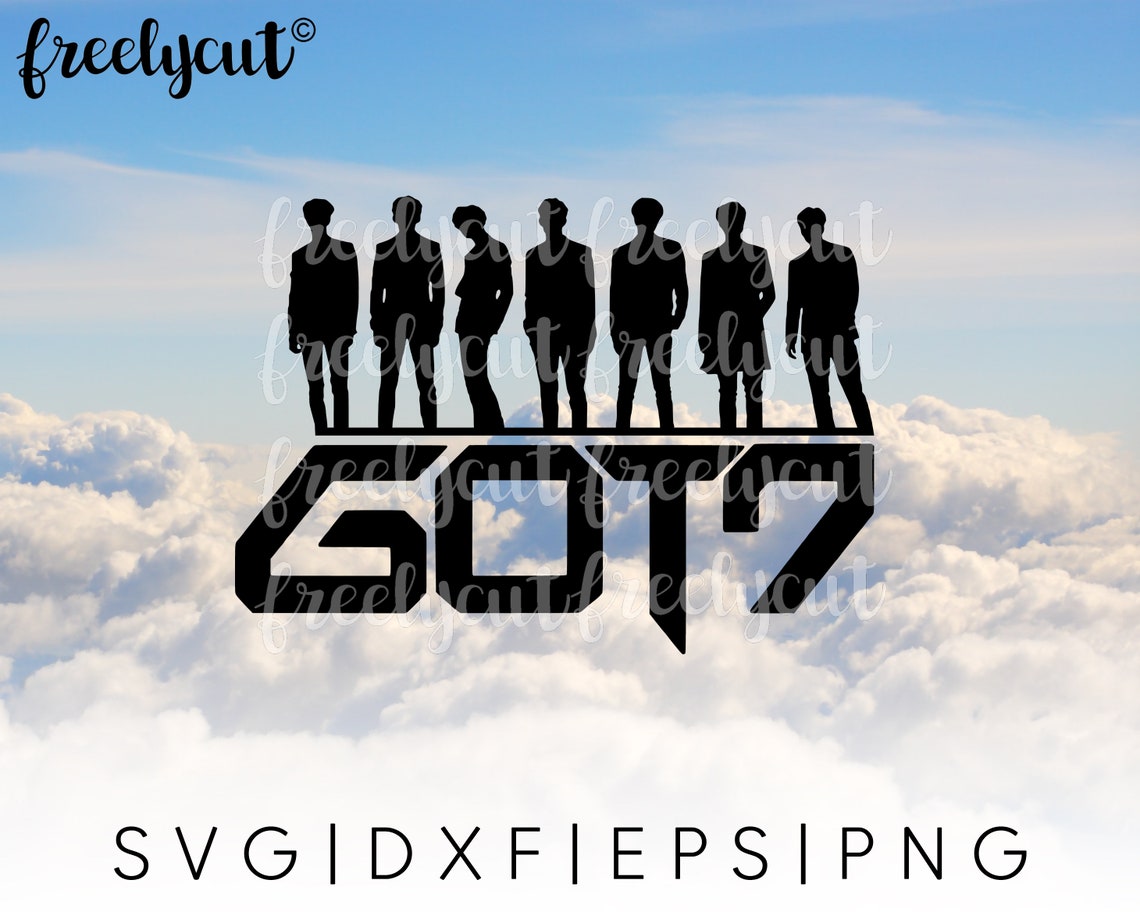 GOT7 SVG Cut File Template for Cricut, Silhouette, Cutting Machines ...