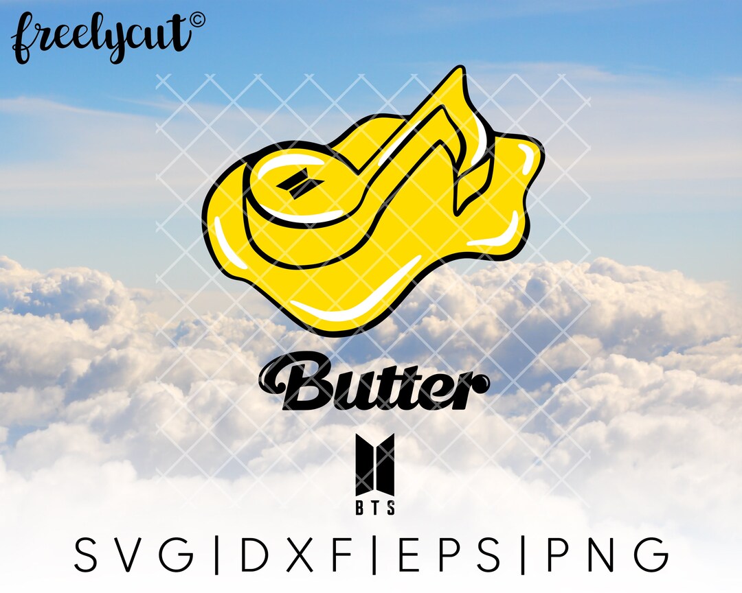 BTS Layered Butter Music Note SVG Cut File Template for - Etsy Canada