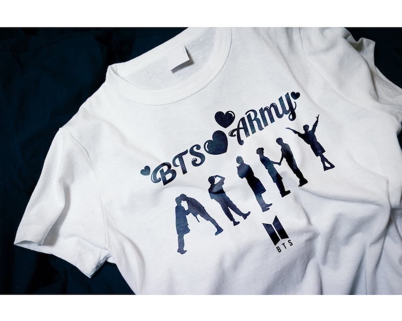 BTS Poses Army Love SVG Cut File Template for Cricut - Etsy Canada