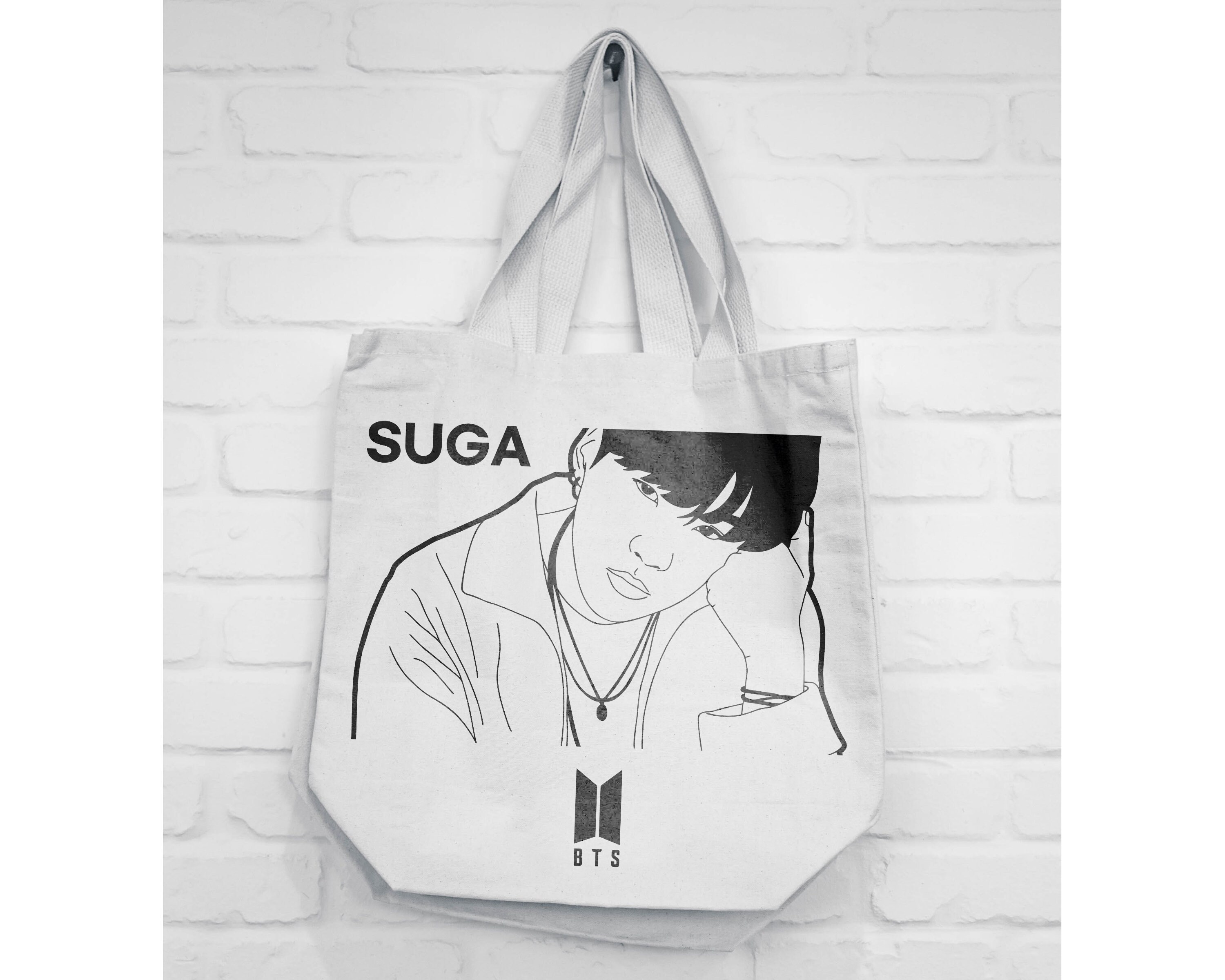 BTS Suga Portrait SVG Cut File Template for Cricut - Etsy Denmark