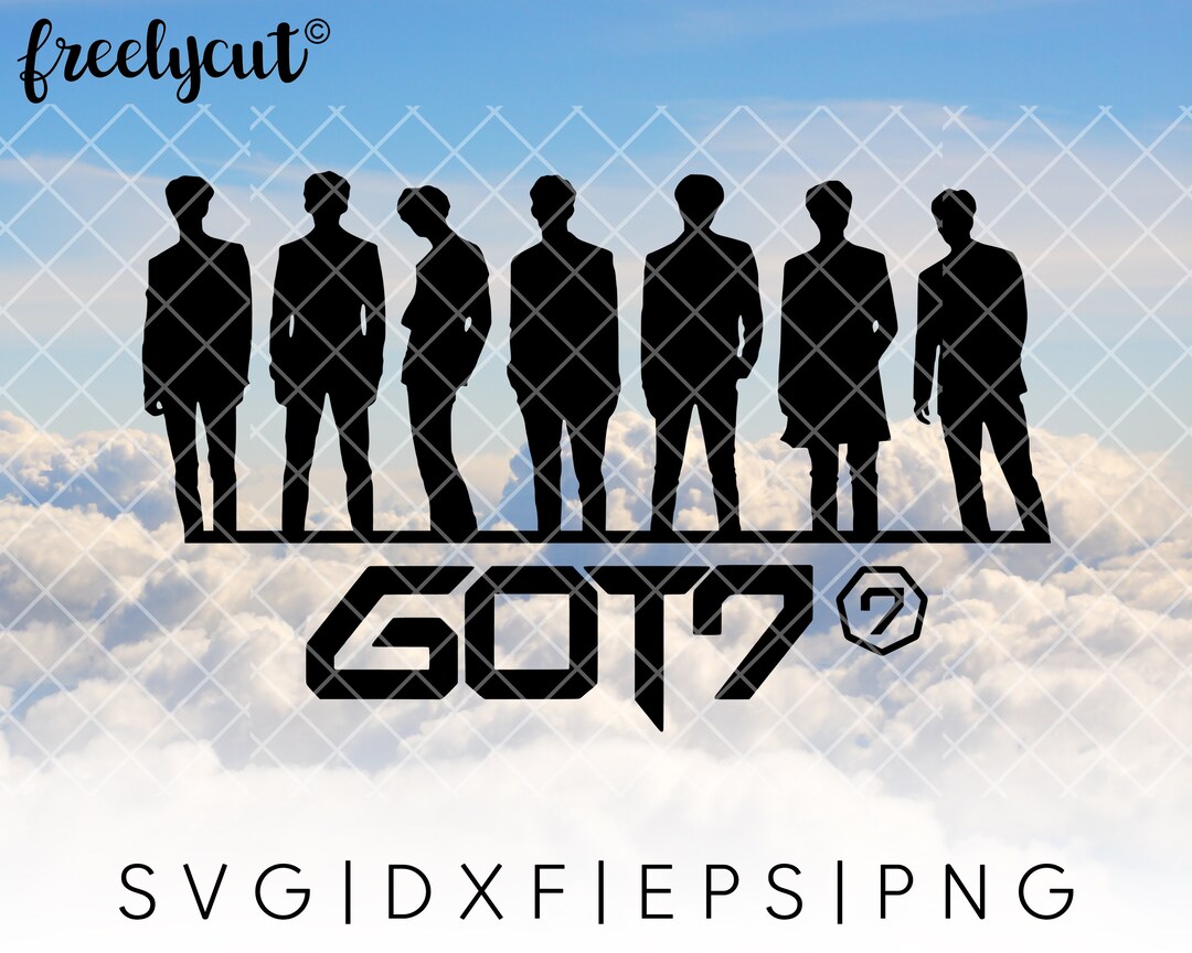 GOT7 SVG Cut File Template for Cricut, Silhouette, Cutting Machines ...