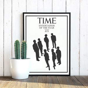 BTS Time Magazine Cover SVG Cut File Template for Cricut, Silhouette ...