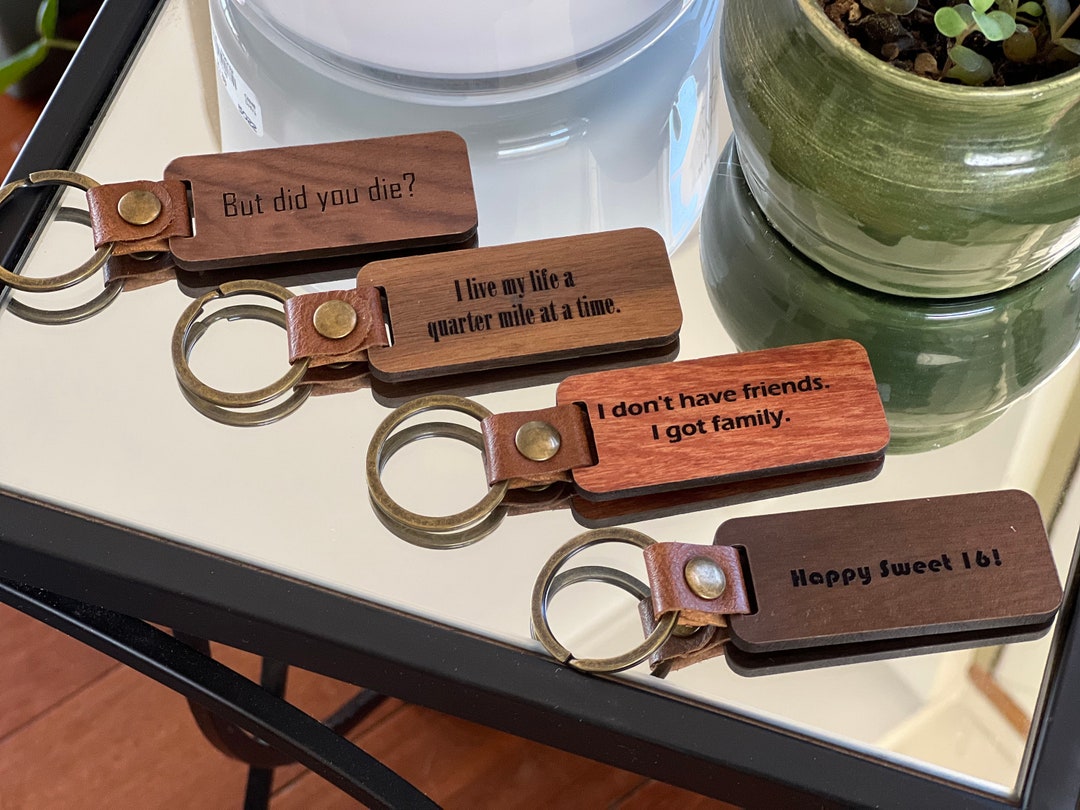 Personalized Key Chain, Custom Engraved Key Chain, Wedding, Anniversary ...