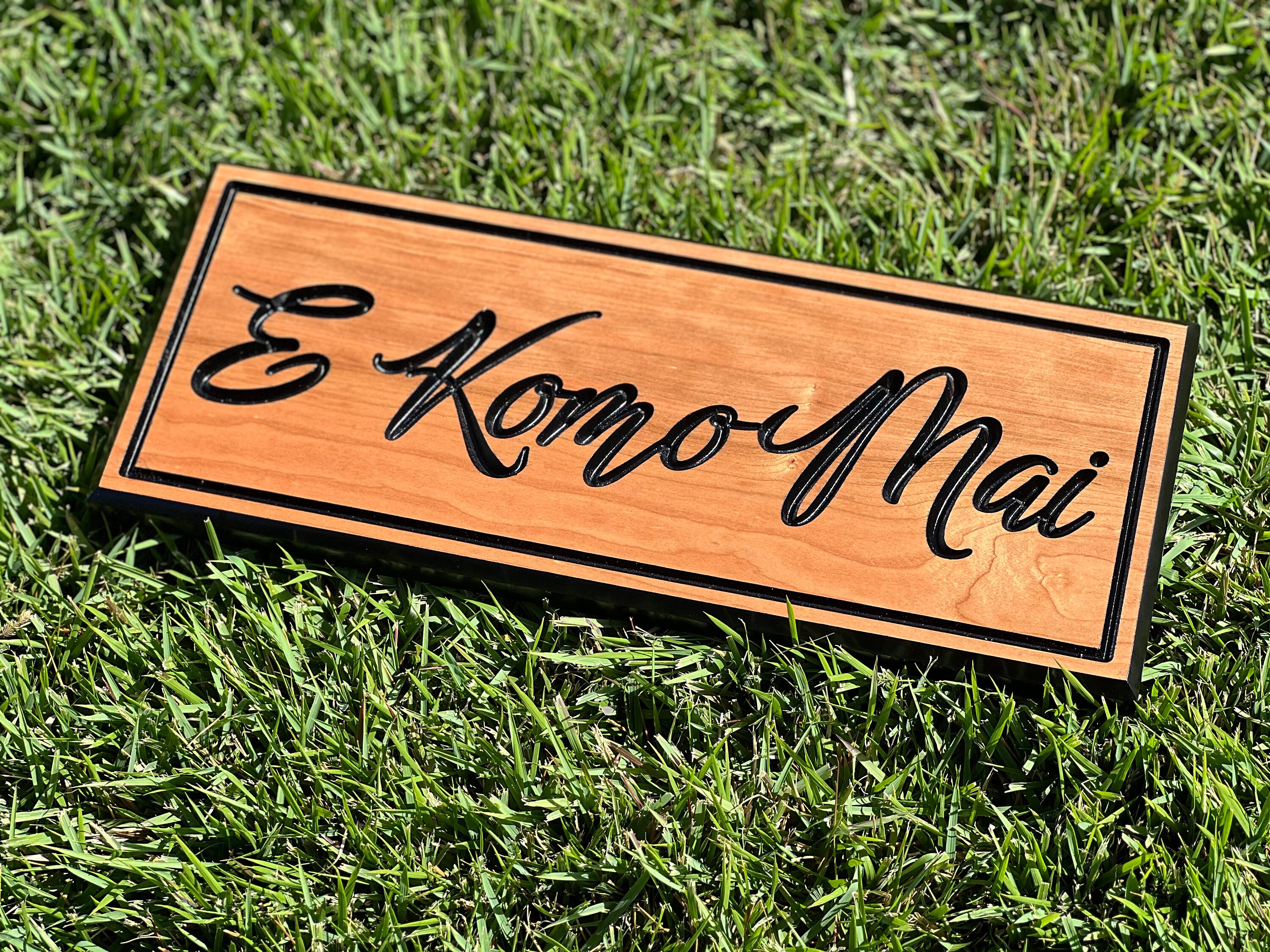 E Komo Mai, Welcome, Hawaiian for "welcome" Sign, House Warming Gift ...