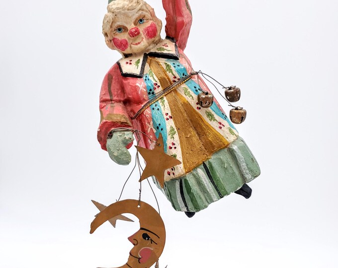 House of Hatten Enchanted Forest Elf Lady Christmas Ornament 1991 ...