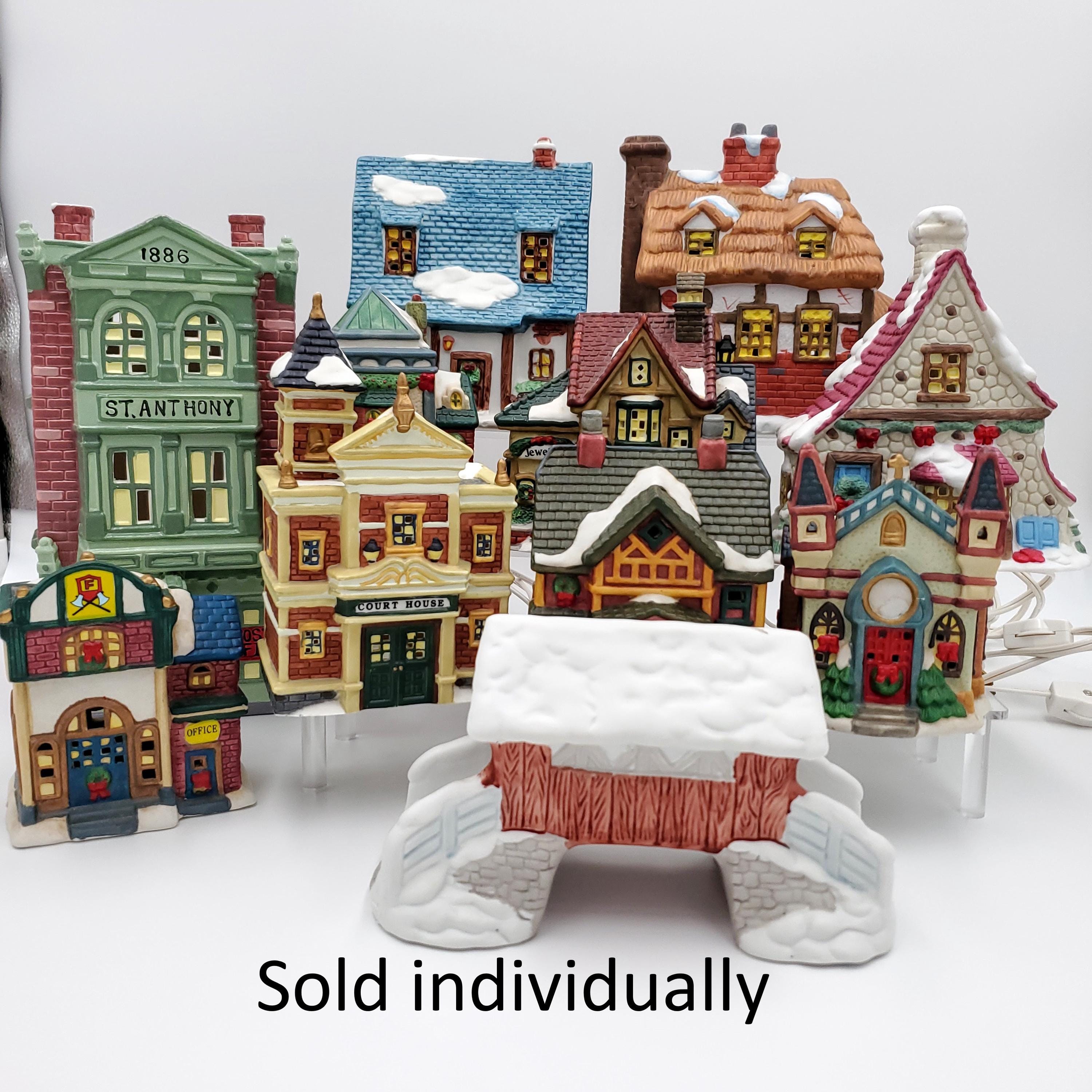 Christmas Village Houses, Christmas Village Display Accessories ...