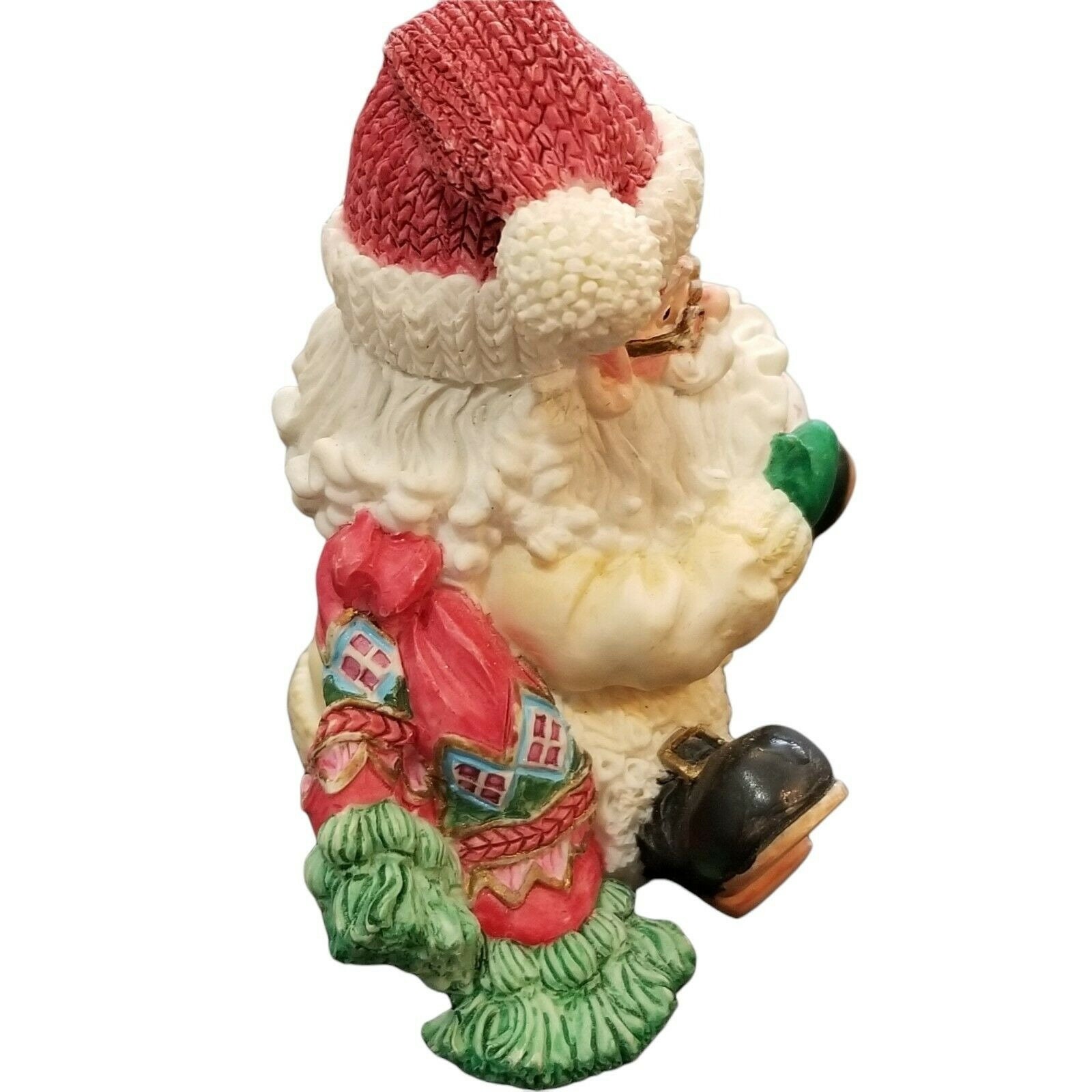 Vintage Enesco Santa Figurine Sandi Zimnicki Friendship Warms Heart ...