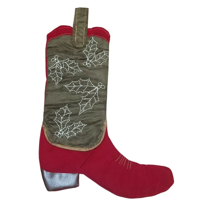Cowboy Boot Stocking - Etsy