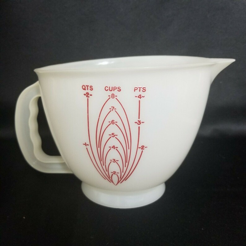 Vintage Tupperware Mix N Store 8 Cup 2 Quart Measuring Cup - Etsy