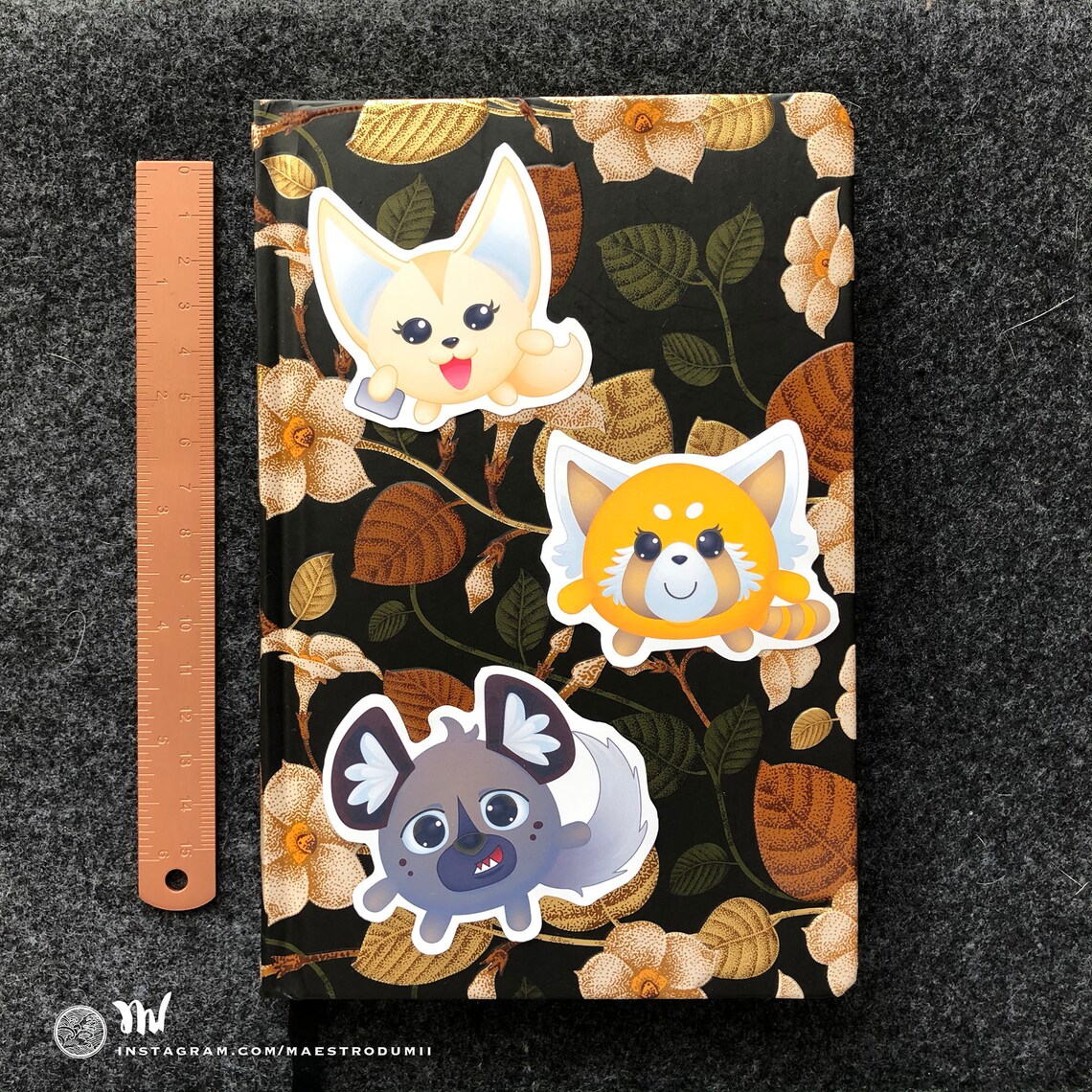 Stickers Aggretsuko Retsuko Fenneko Haida Etsy