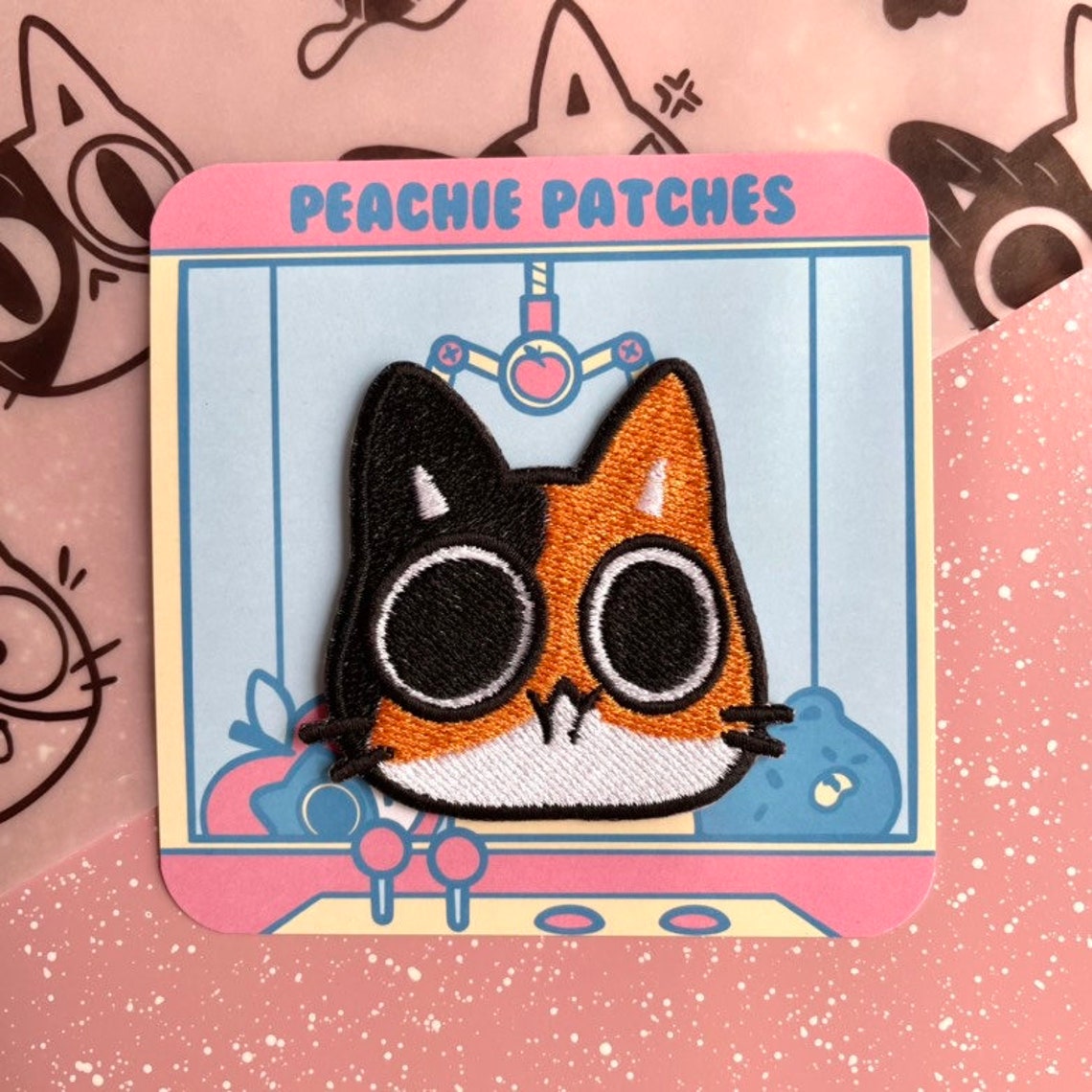 Calico Cat Iron on Patch for Clothes Backpacks Hats Bags - Etsy